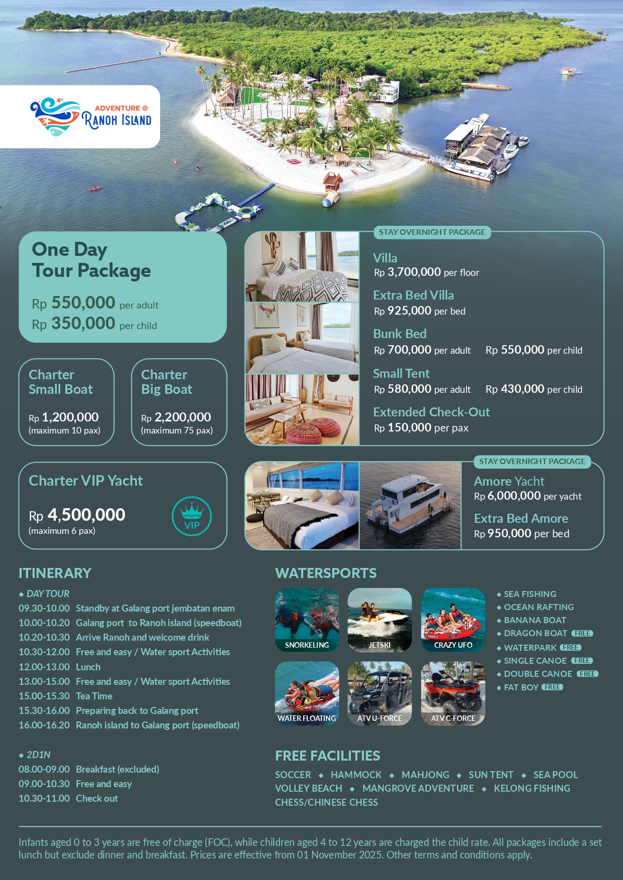 Ranoh Island Batam Wajib Dikunjungi IDR.550,000/Pax
